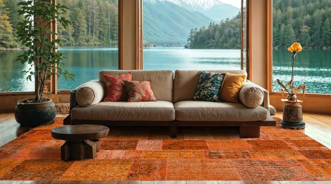 Patchwork Vintage Turkish Rugs, Carpets, Runners - Unique, Handmade, Custom