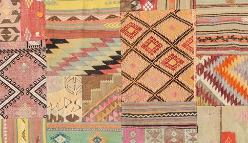 Kilim Rugs, Overdyed Vintage Rugs, Hand-made Turkish Rugs, Patchwork ...