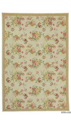 K0010686 Handmade Needlepoint Rug | Kilim Rugs, Overdyed Vintage Rugs ...