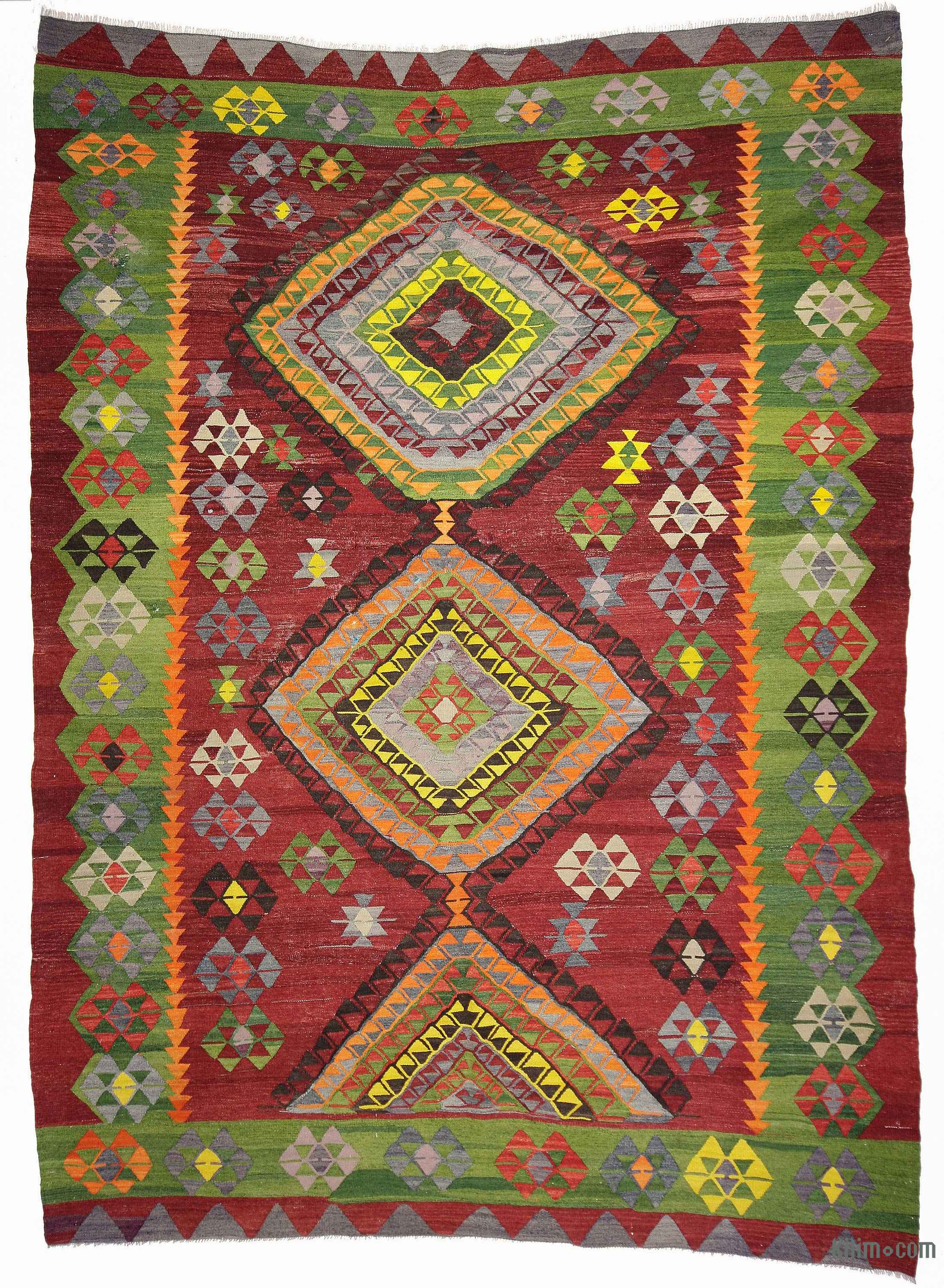 Vintage Kilim Rugs | Kilim Rugs, Overdyed Vintage Rugs, Hand-made ...
